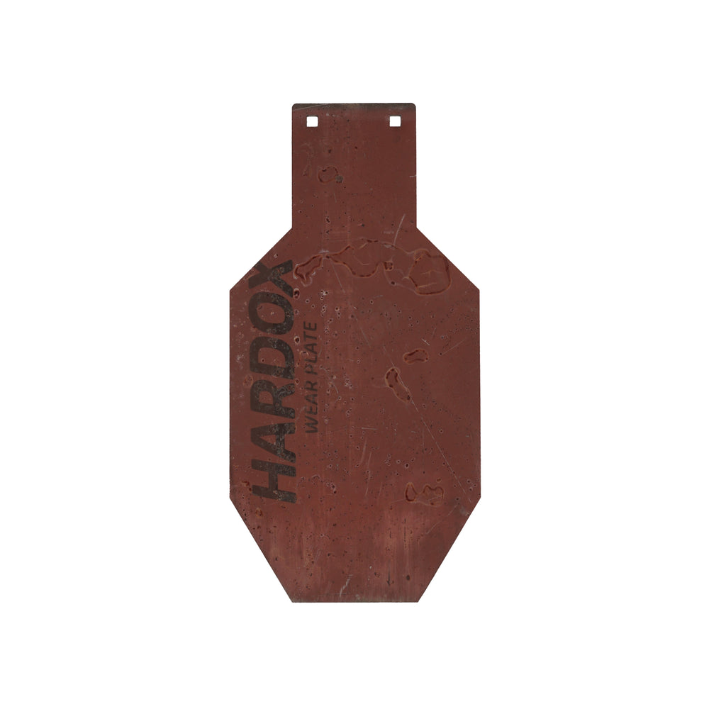 B/C Zone Steel Target Bundle – 12x24 SR500 IPSC Strike Face with Post ...
